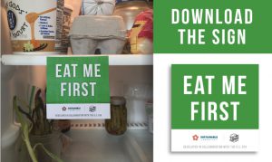 ‘Eat Me First’ Sign | I Value Food